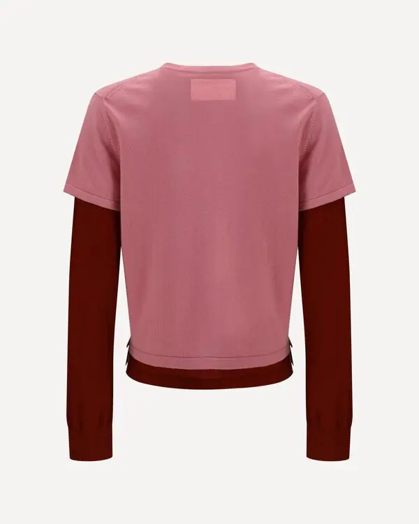 Guest In Residence Layered Sweater Feale