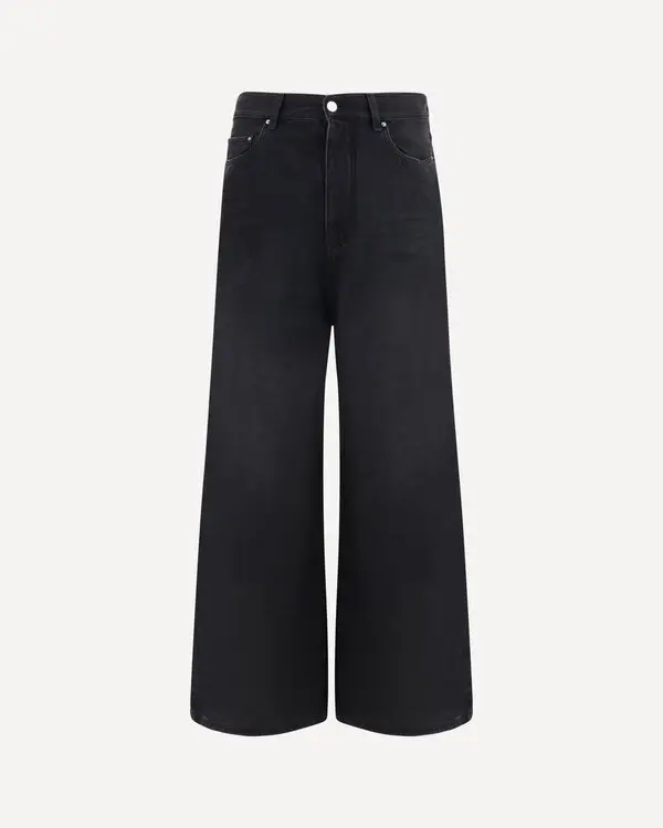 Amiri Wide-leg Jeans - Black