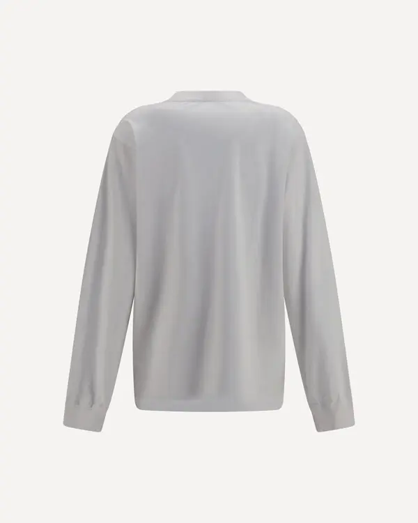Alexander Wang Long-sleeve Logo T-shirt - White