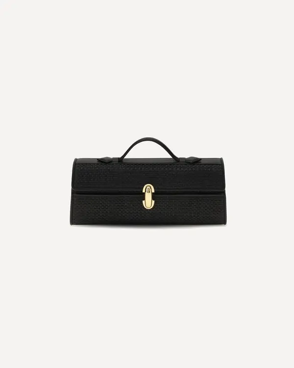 Savette Rafia Slim Symmetry Pochette