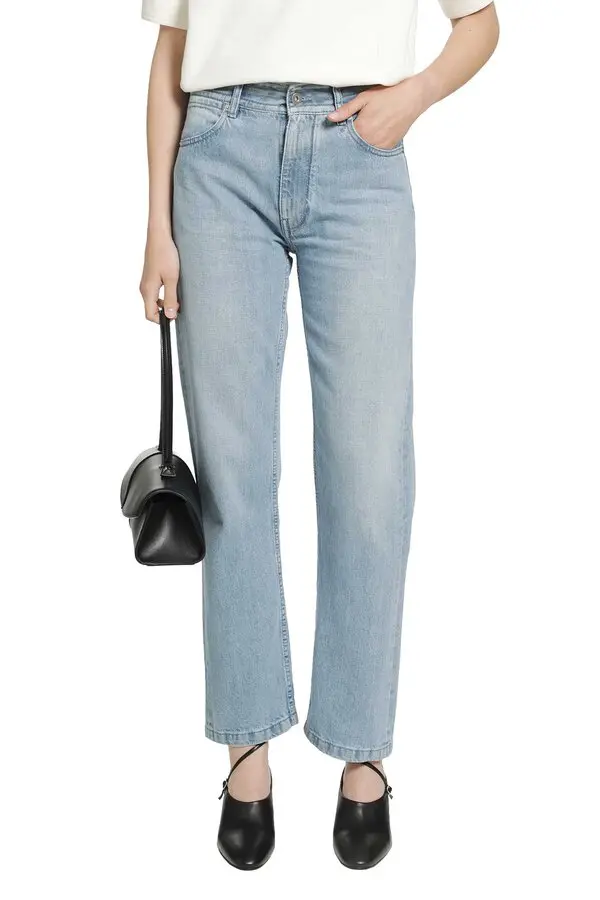 JIL SANDER Regular Denim Trousers - Blue