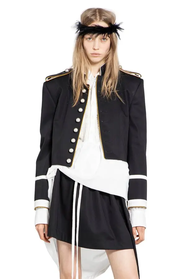 ANN DEMEULEMEESTER Bine Marsina Jacket - Black