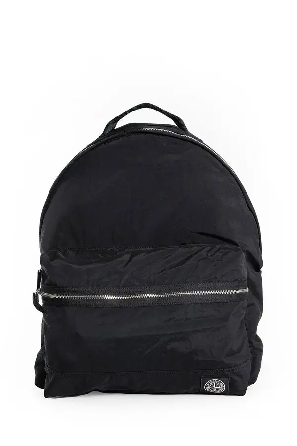 Stone Island 9200014 Coated Nylon Metal Backpack - Black