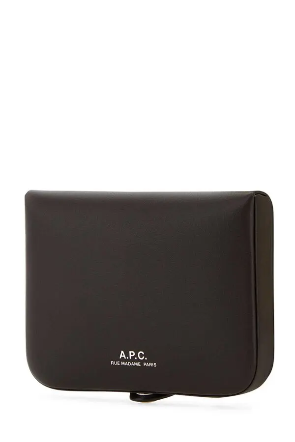 A.p.c. Dark Leather Card Holder