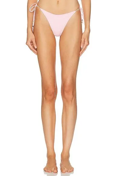 Jacquemus Le Bas De Plage Triangle Bikini Bottom - Pink