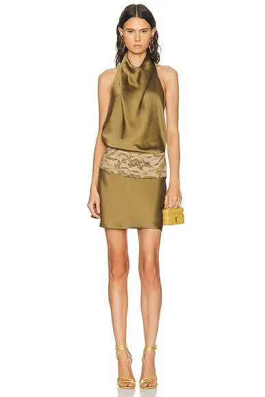 Ila Alessia Dress - Khaki