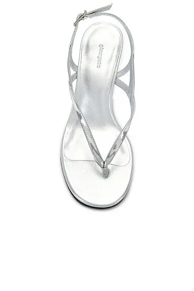 Gimaguas Metallic Wedge Sandals
