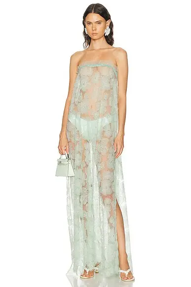 Éliou Manuela Dress - Mint Flor