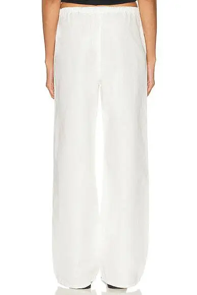 GRLFRND Kacey Pull On Wide Leg Pants - Creme