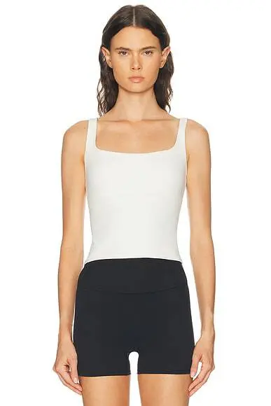 NIKESKIMS Matte Square Neck Tank Top