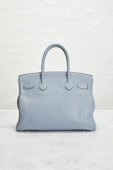 Hermès Togo Birkin 30 Handbag - Blue Lin