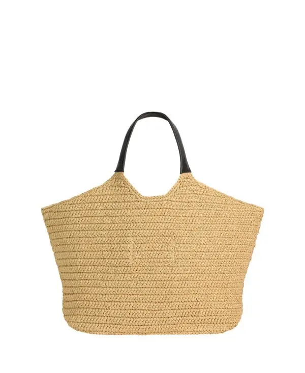Balmain Crochet Tote Bag - Beige