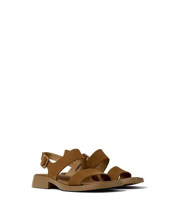 Camper Dana Leather Two-strap Sandal - Brown