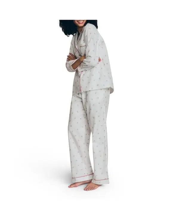PIGLET IN BED Posy Bud Cotton Trouser Set