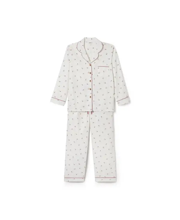 PIGLET IN BED Posy Bud Cotton Trouser Set