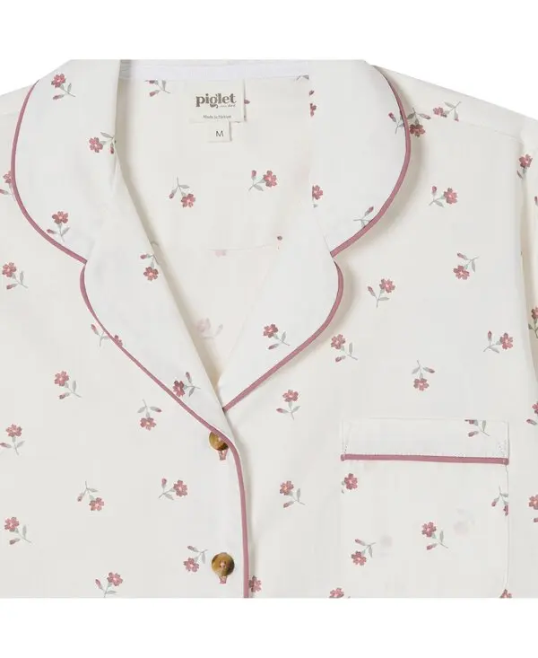 PIGLET IN BED Posy Bud Cotton Trouser Set