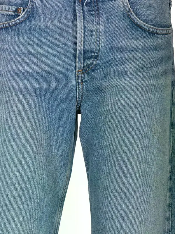 AGOLDE Frayed Waistband Jeans