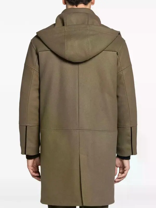 Roberto Cavalli Detachable Hood Duffle Coat