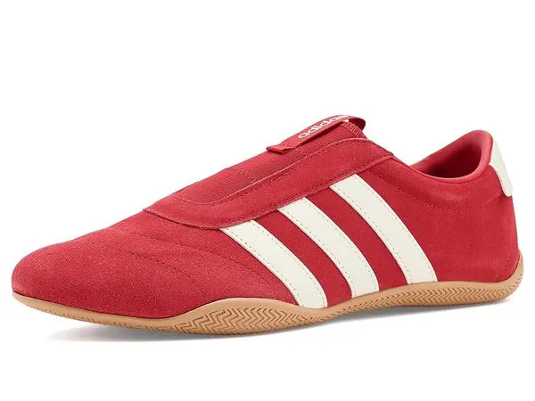 Adidas Grand Court Low Slip On Athletic Shoes - Red