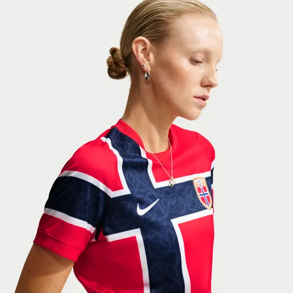 Nike Norway National Team 2026 Stadium Home Soccer Jersey - Red
