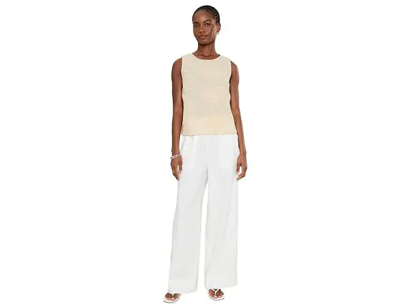 Vince Camuto Embroidered Boxy Tank Blouse