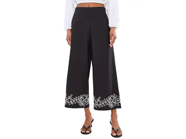 Vince Camuto Tie Waist Pants Clothing Rich - Black