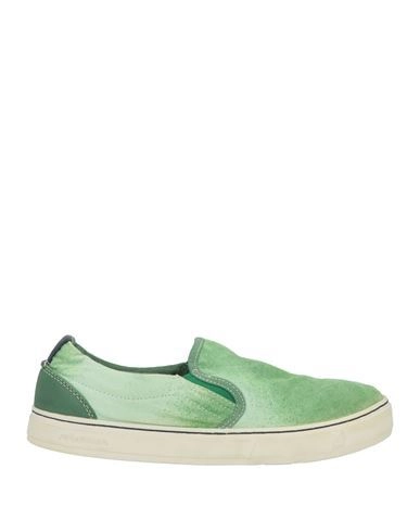 SATORISAN Textile And Leather Slip-on Sneakers - Light Green
