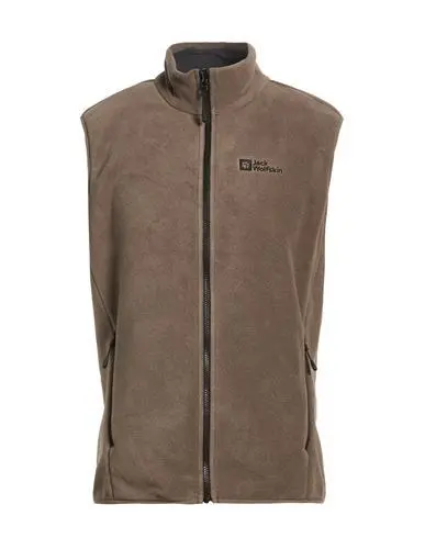 JACK WOLFSKIN Vest Khaki Size Polyester - Beige
