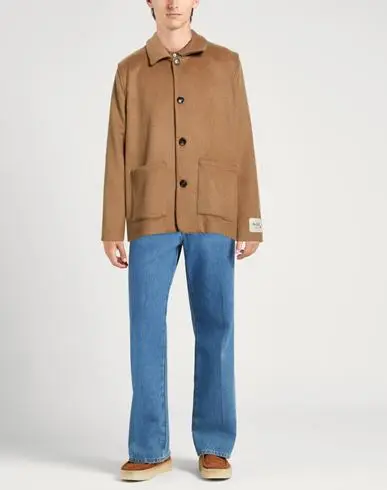 THE EDITOR Coat Camel Size Wool, Polyester