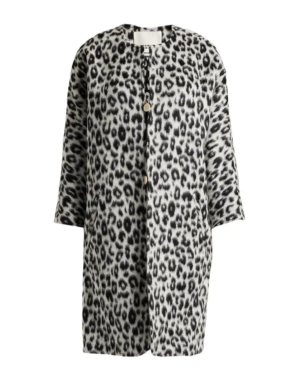 Isabel Marant Étoile Light Virgin Wool Leopard Print Coat