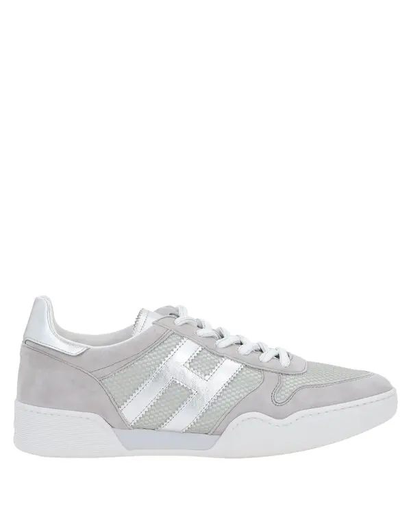 Hogan Soft Leather And Textile Fiber Sneakers