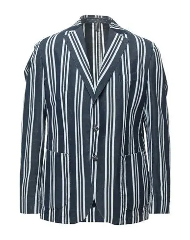L.B.M. 1911 L. B.m. 1911 Blazer Midnight Size Cotton, Linen, Silk - Blue