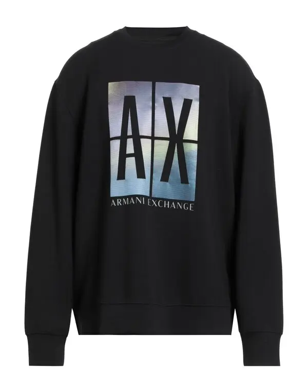 Armani Exchange Crewneck Sweatshirt With Graphic Print