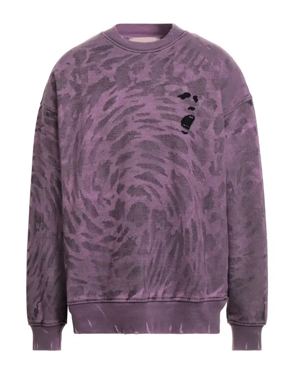 AN OTHER DATE Cotton Sweatshirt With Animal Print