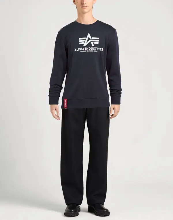 Alpha Industries Crewneck Long Sleeve Sweatshirt - Navy