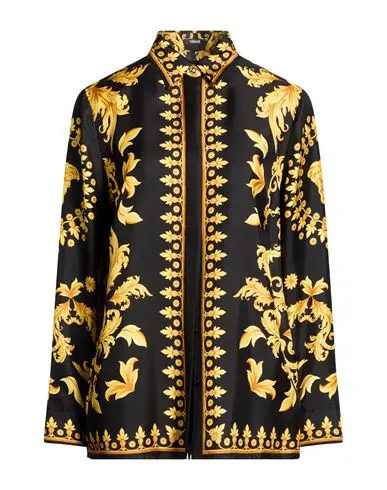 Versace Shirt Size Silk - Black