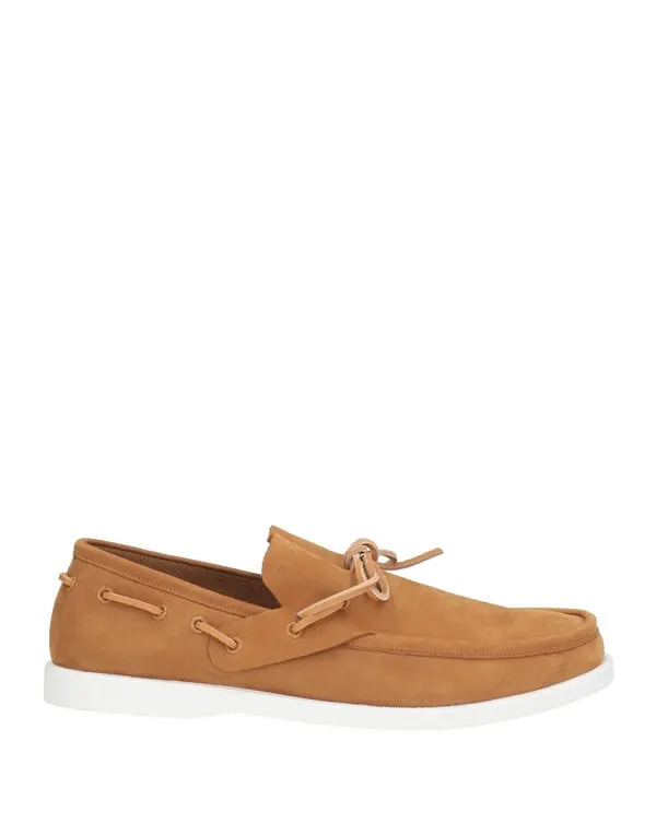 Marni Camel Leather Nubuck Loafers