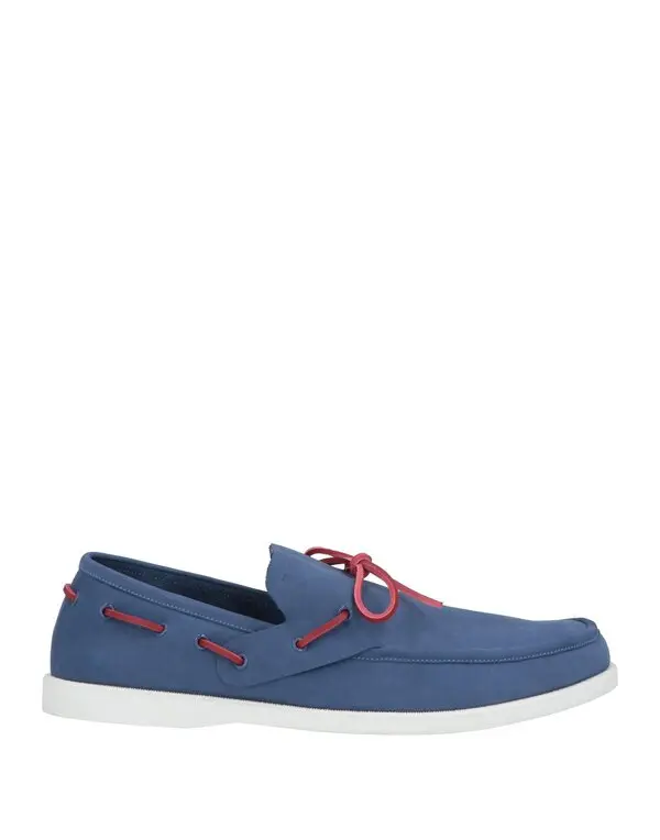 Marni Leather Nubuck Loafers - Navy