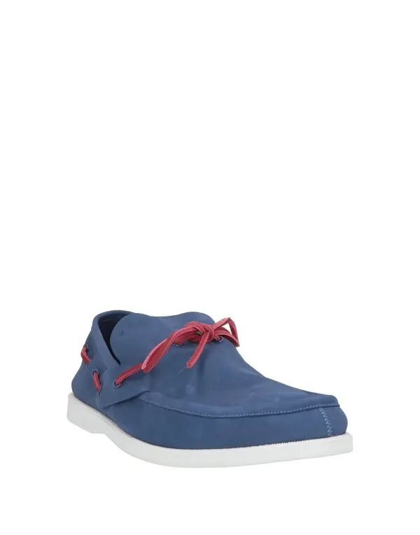 Marni Leather Nubuck Loafers - Navy