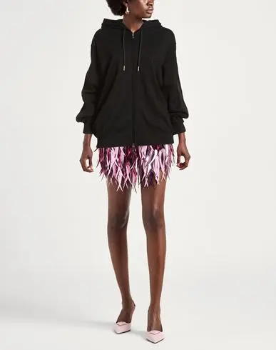Armani Exchange Cotton Zip-up Hoodie With Embroidered Logo And Side Stripes
