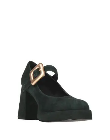 CAFÈNOIR Mary Jane Pumps With Geometric Heel