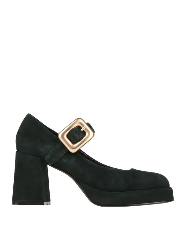 CAFÈNOIR Mary Jane Pumps With Geometric Heel