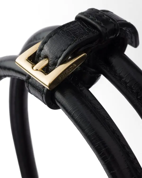 Prada Bonnie Extra-large Leather Bag - Black