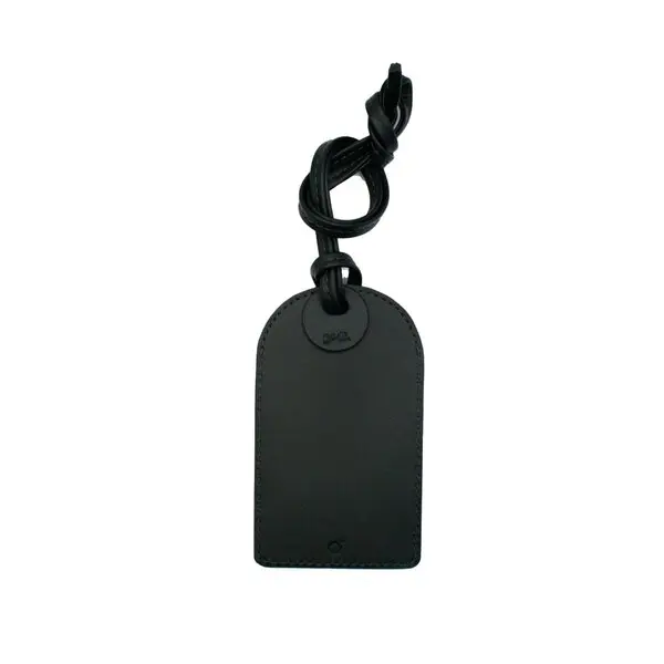 GODI. Handmade Full-grain Leather Luggage Tag In Dark – Luxury Travel Accessory - Green