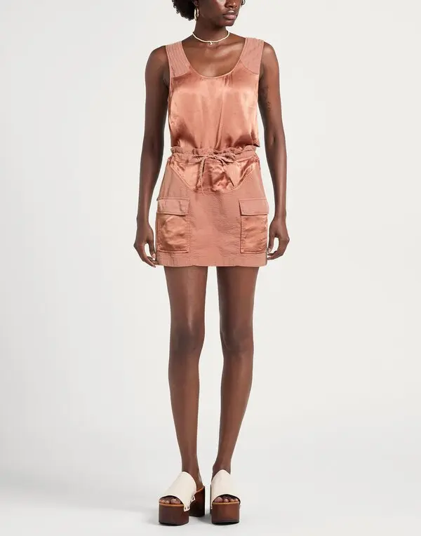 Pinko Mini Dress With Cutout And Drawstring Waist