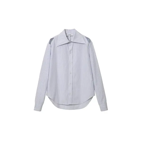 JAKKE Crest Shirt /white - Blue