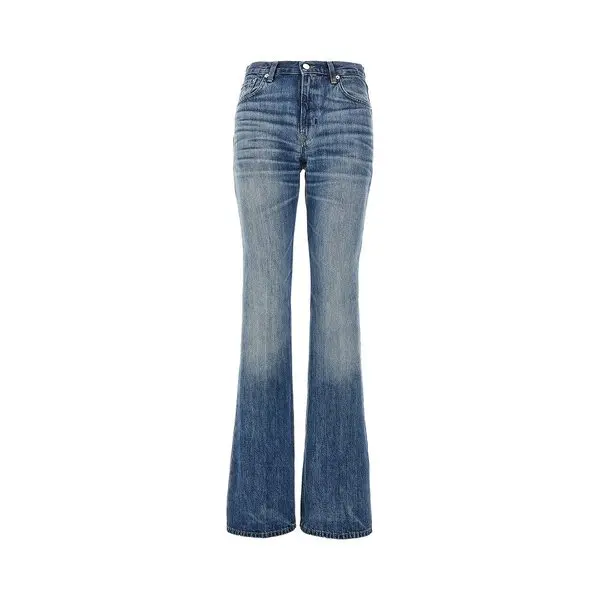 HAIKURE Flora Flared Jeans - Blue