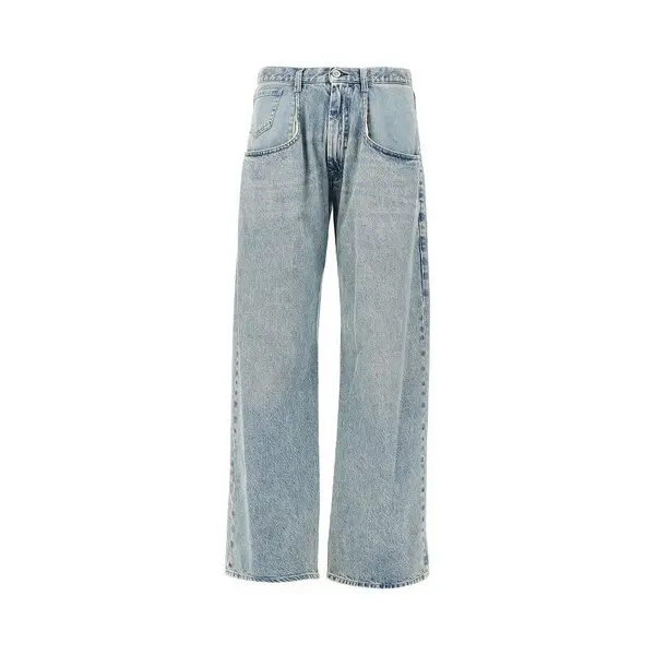 MAISON MARGIELA Straight Leg Loose Fit Jeans - Blue