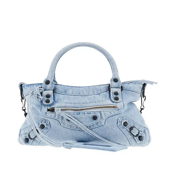 Balenciaga Le City First Denim Bag - Blue