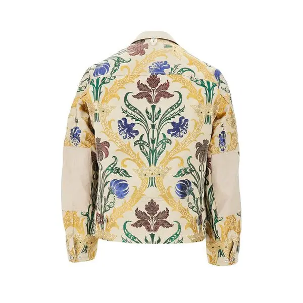 Junya Watanabe Floral Damask Lamé Fabric Jacket